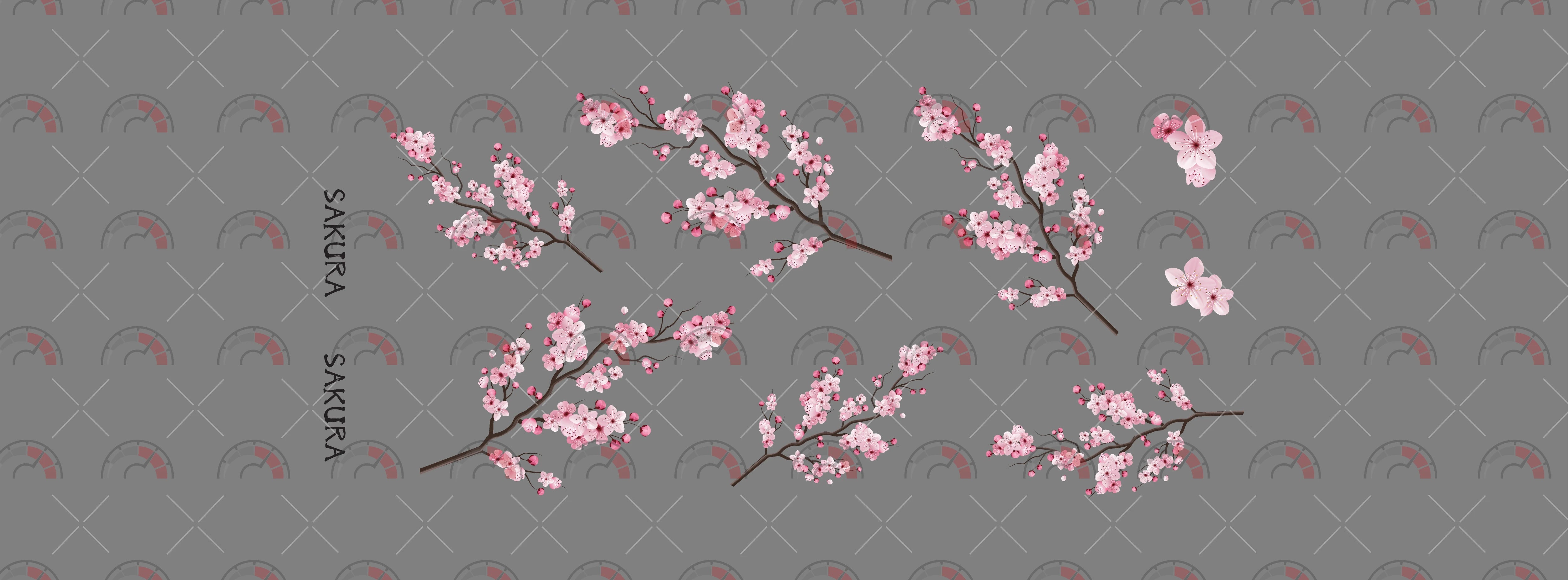 Sakura 03 design Toy Car Sticker – Diecast Car Sales