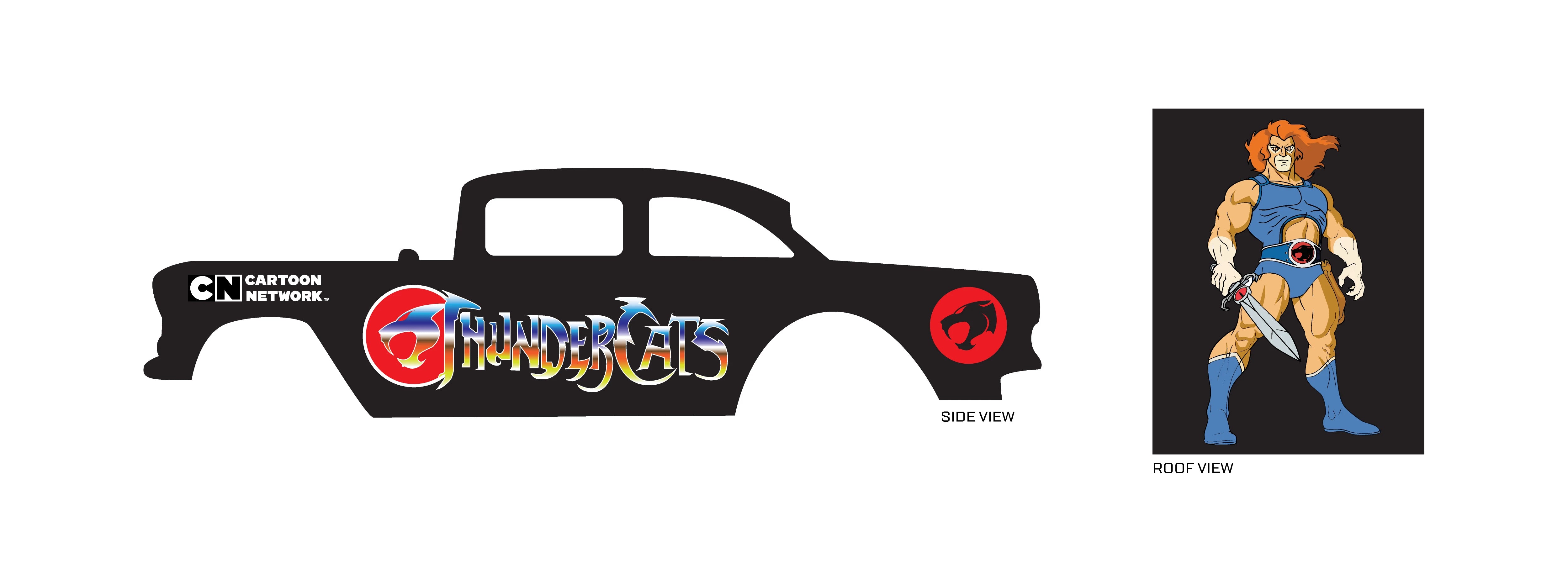 "Thunder Cats" Toy Vehicle Decals – Diecast Car Sales